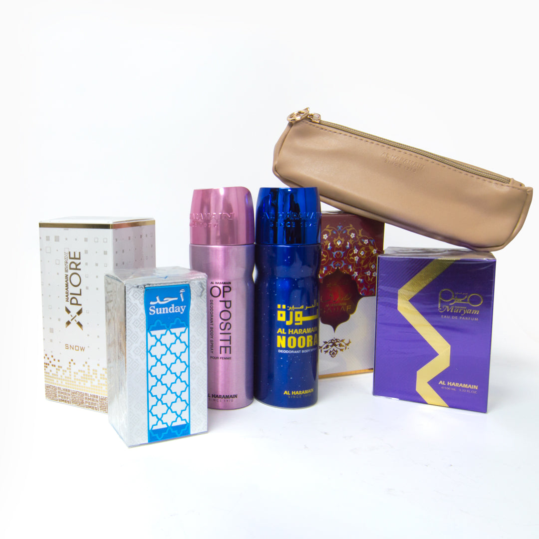 Haramain Womens Luxe Gift Basket – Al Haramain Perfumes
