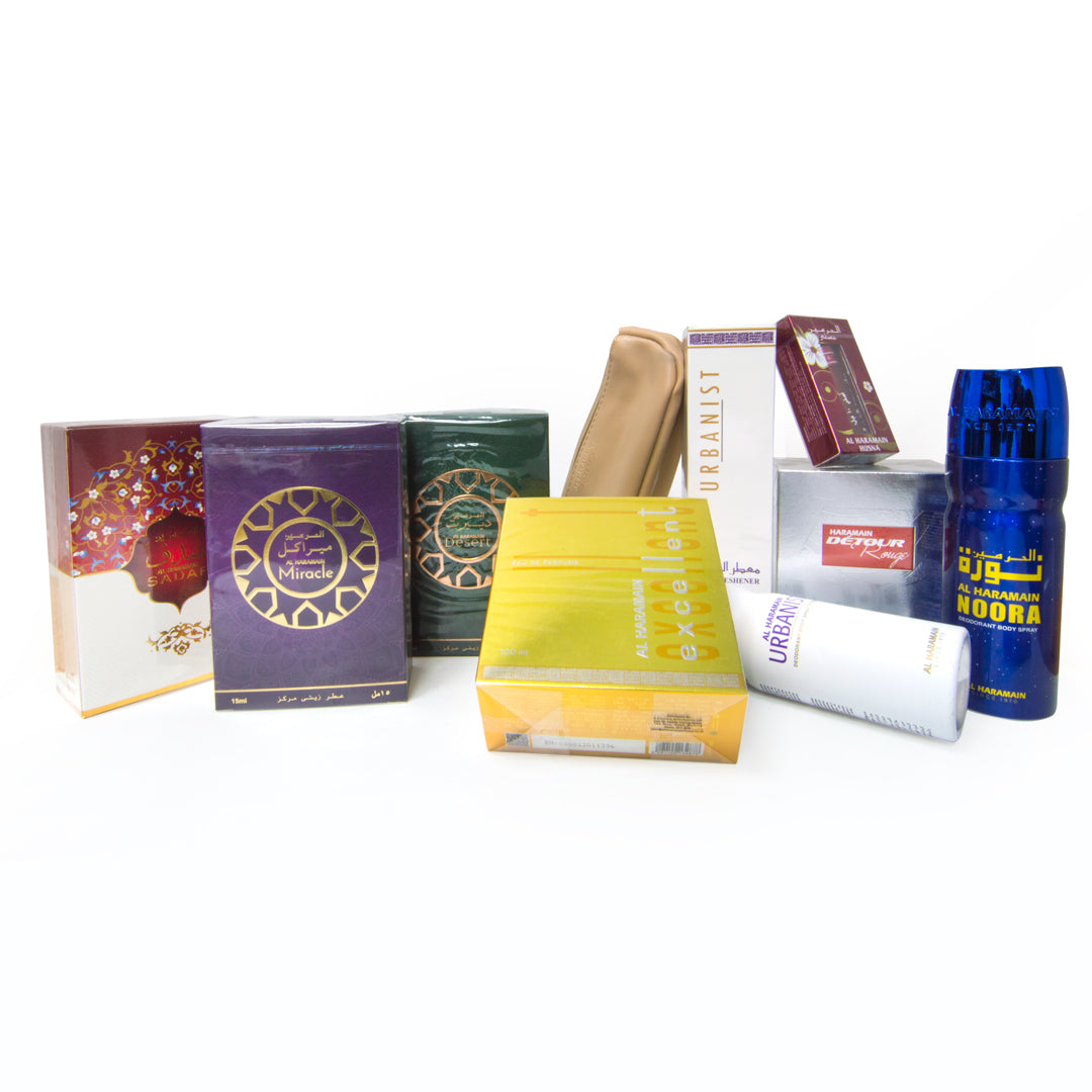 Haramain Womens Large Luxe Gift Basket – Al Haramain Perfumes